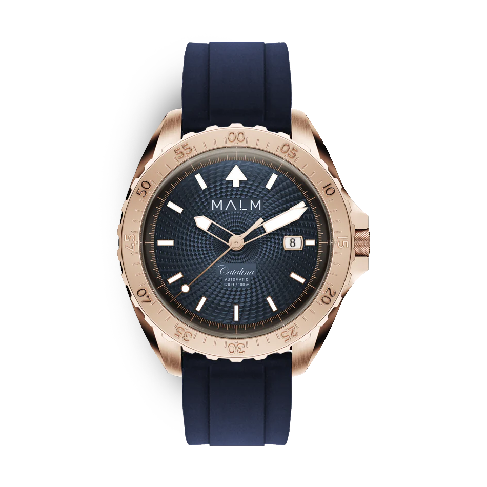 Malm Watches - Catalina Blue Bronze Swiss Automatic 43 Ltd. – Watches ...