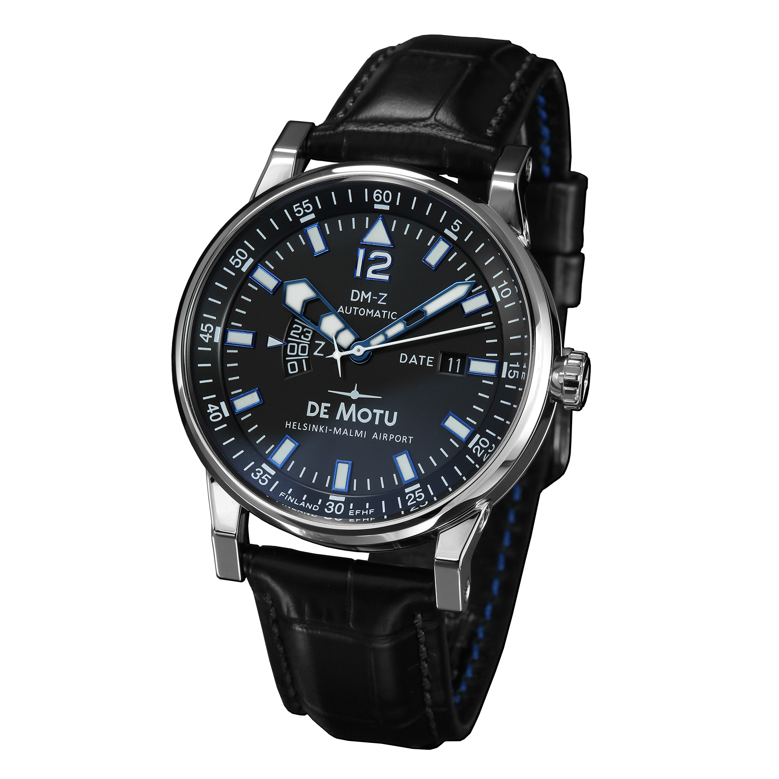 De Motu - DM ZULU MK II Polished Steel – Watches of Scandinavia