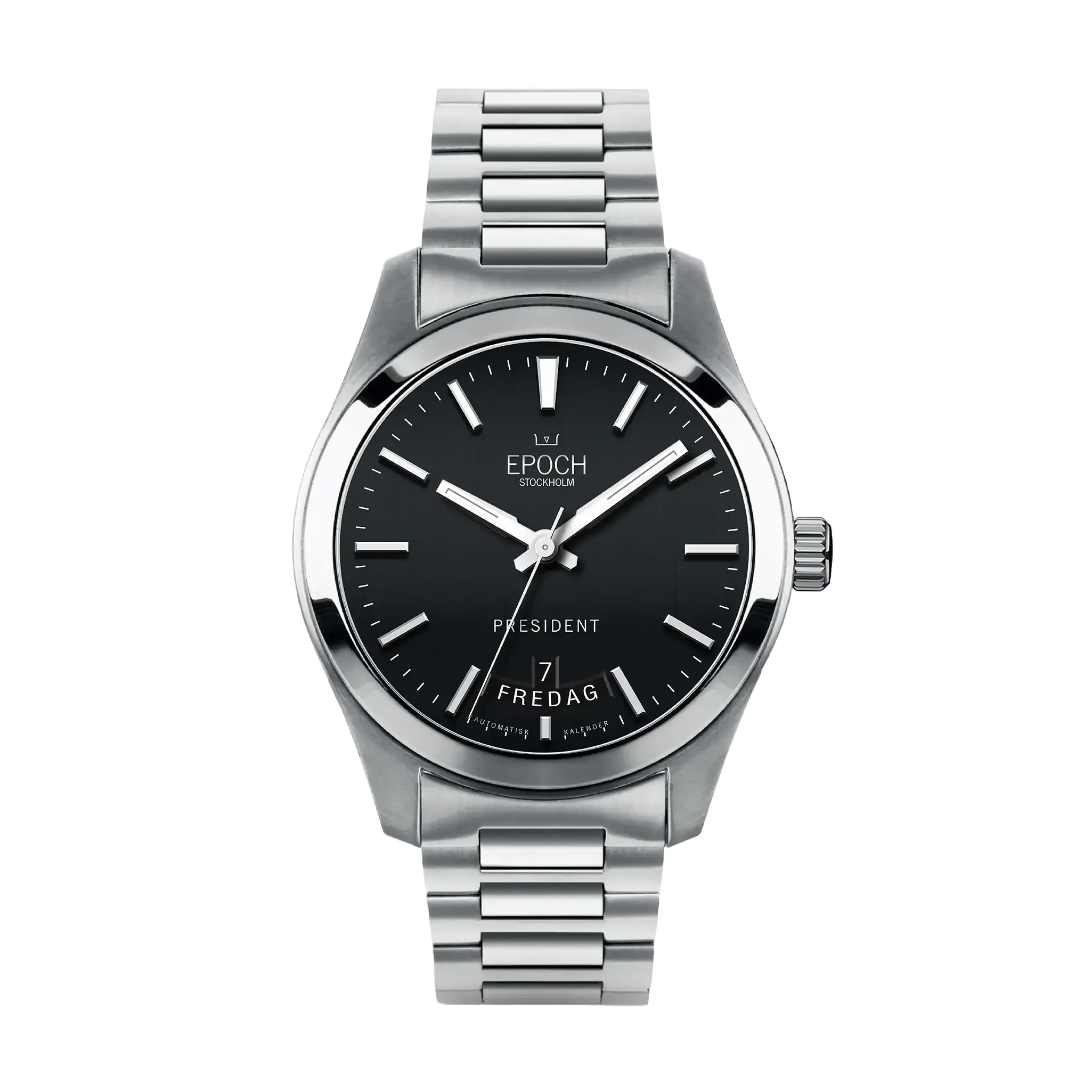 Epoch - President Automatic Calendar Black – Watches of Scandinavia
