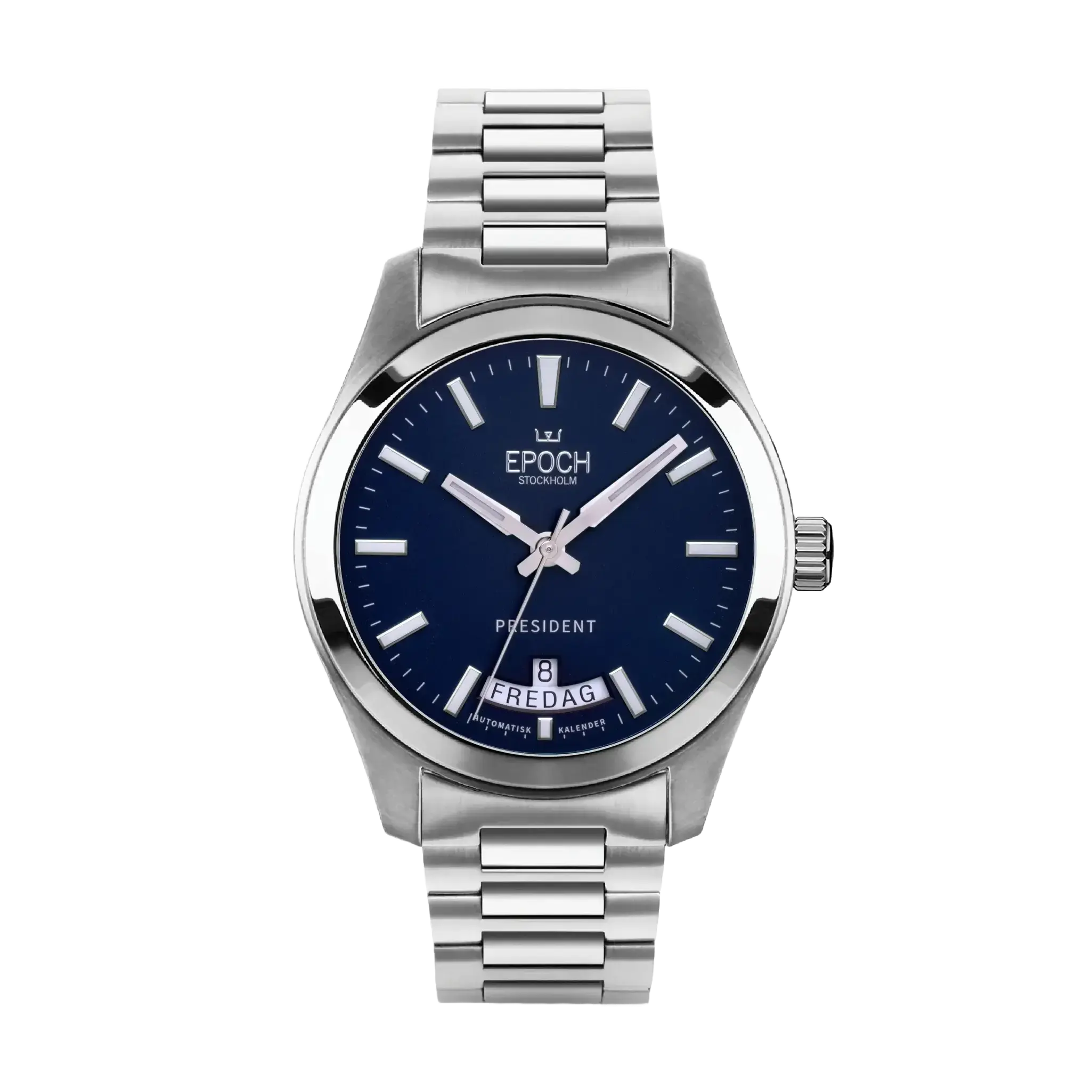 Epoch - President Automatic Calendar Blue – Watches of Scandinavia