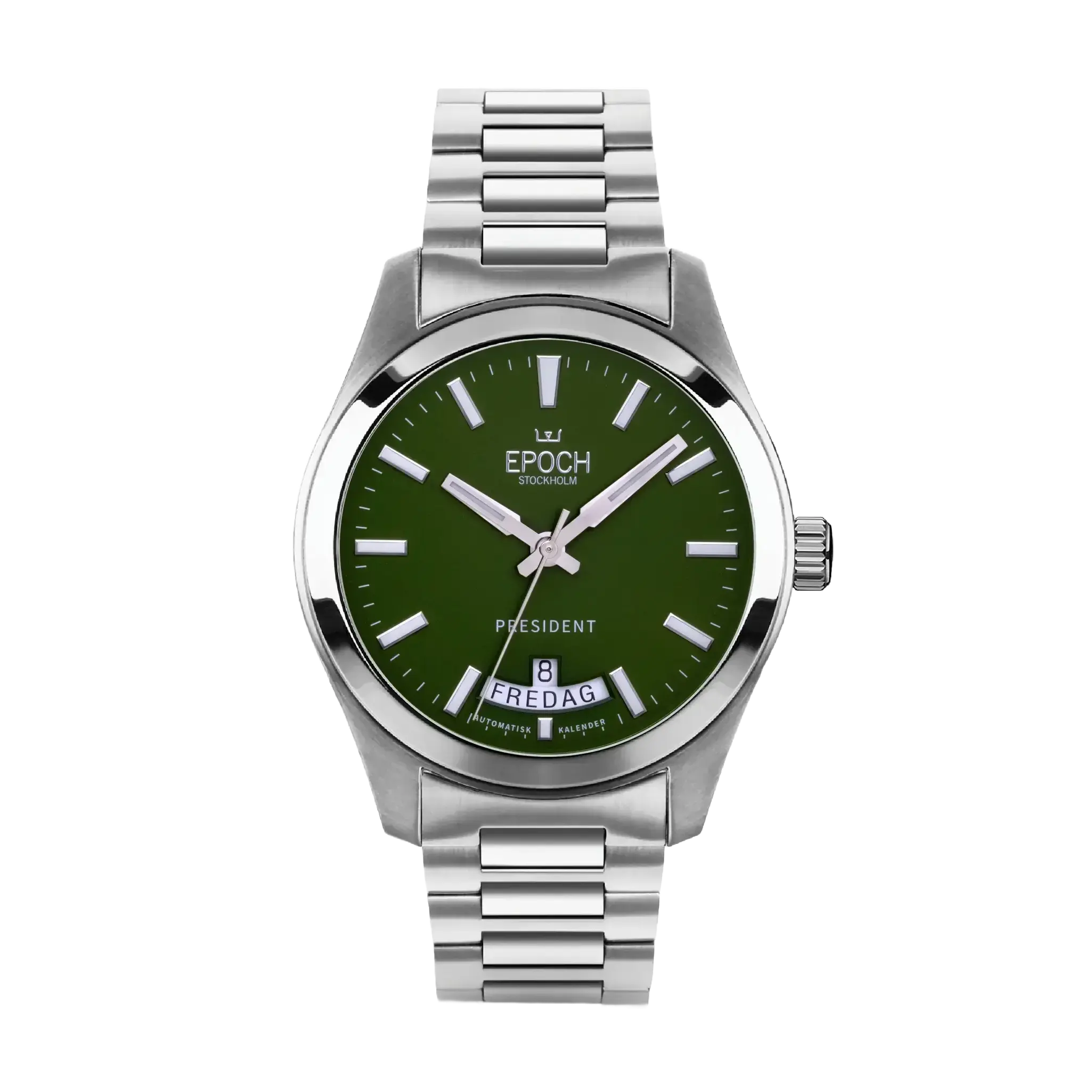 Epoch - President Automatic Calendar Green – Watches of Scandinavia