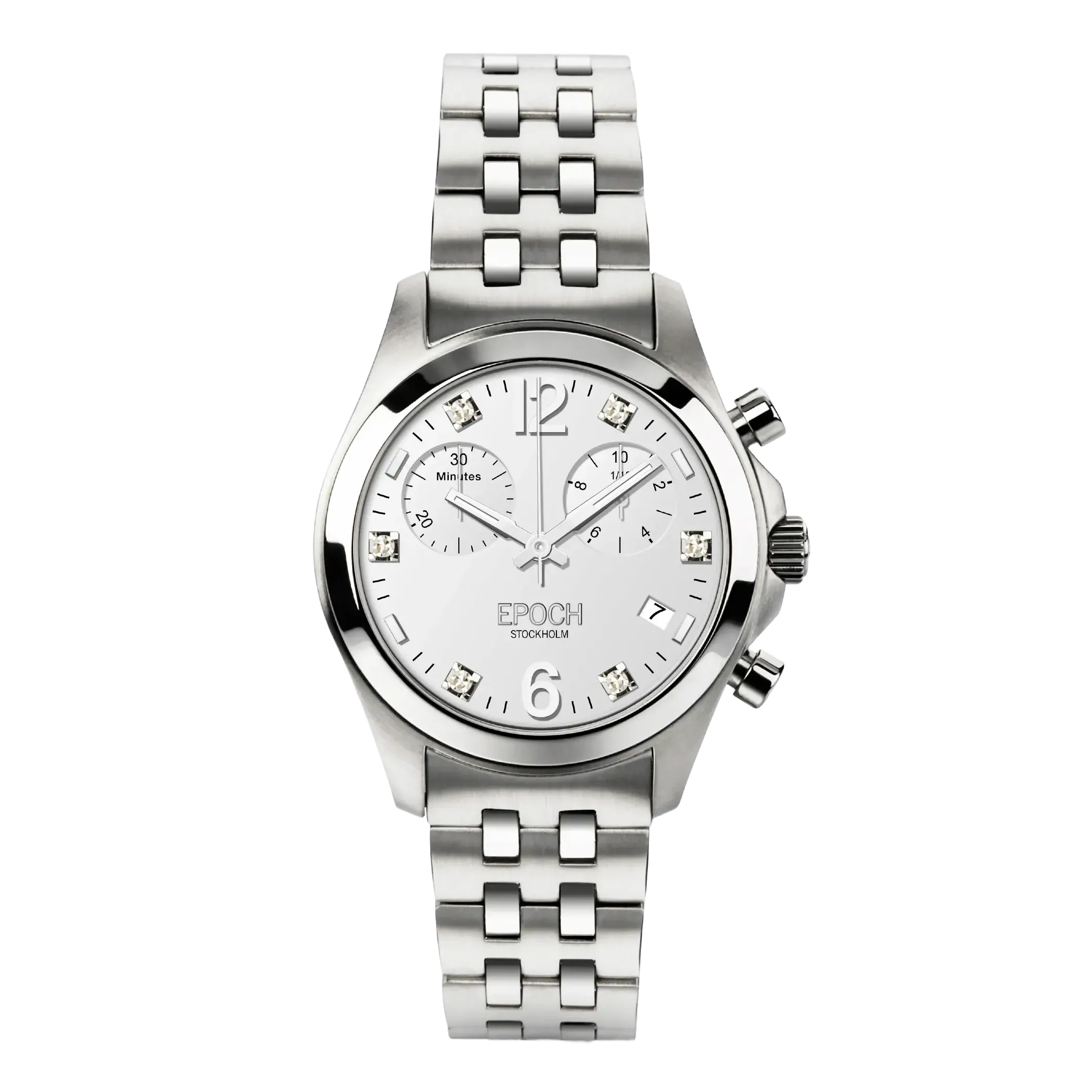 Epoch - First Lady Chronograph Scandinavian White – Watches of Scandinavia