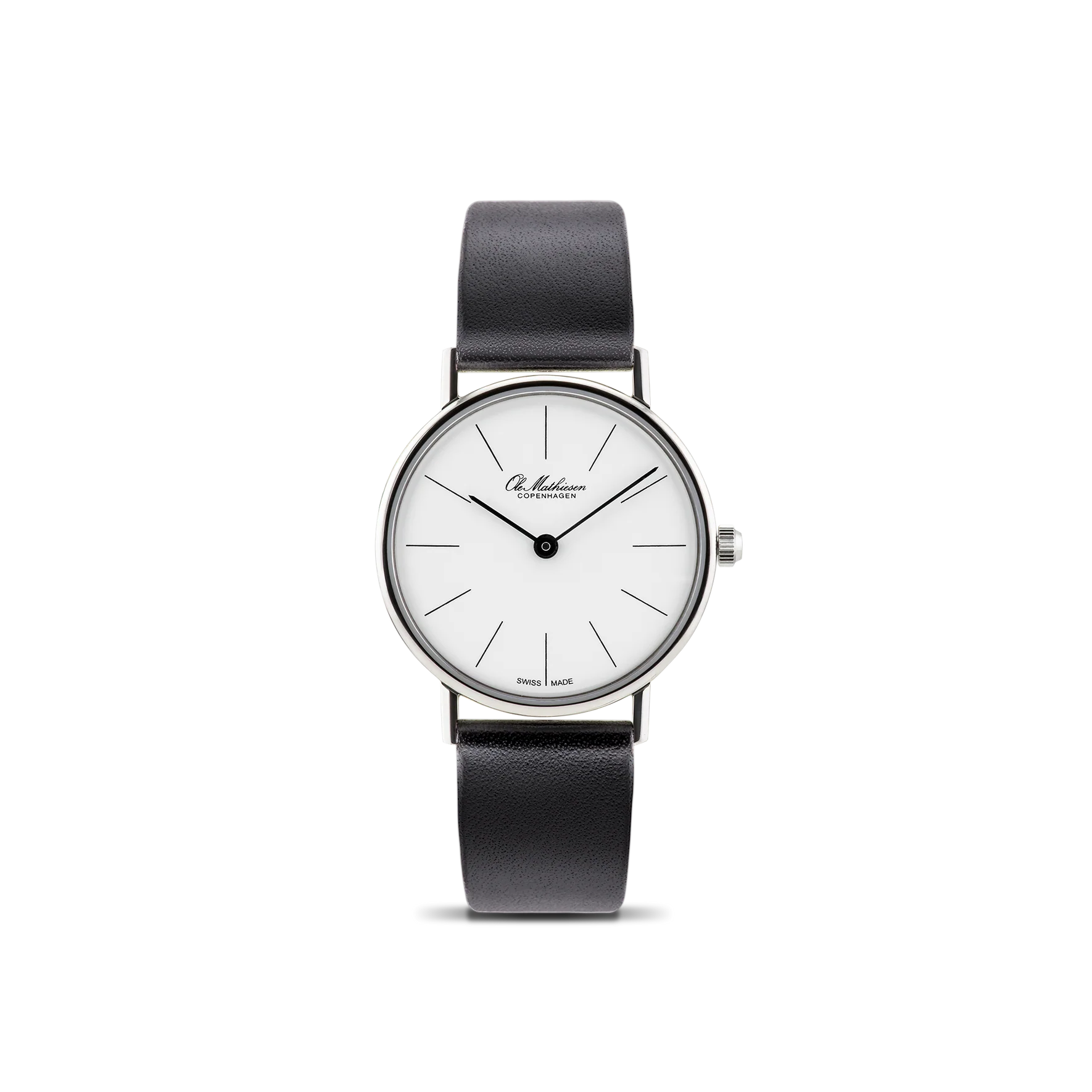 Ole Mathiesen - Classic White Line 28mm – Watches of Scandinavia